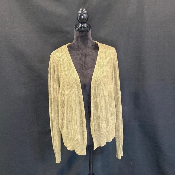 Tahari | Sweaters | Tahari Cardigan Chunky Knit Sweater Womens Large ...